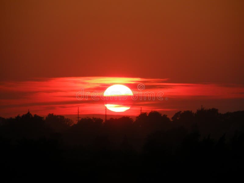 Tropical Sunset stock image. Image of sunset, island - 159791741