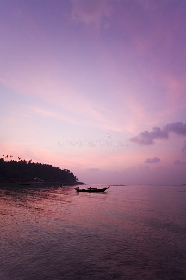 Tropical Thai sunset stock photo. Image of seaside, sunset - 1582842