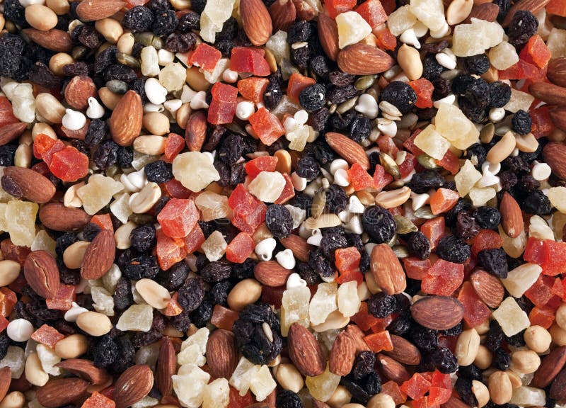 Tropical Trail Mix stock photo. Image of raisins, almond - 14531992