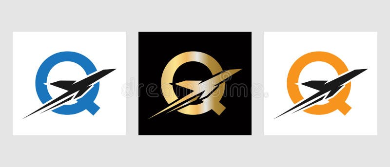 Tropical Travel Logo on Letter Q Concept. Initial Letter Q Travel Logo ...