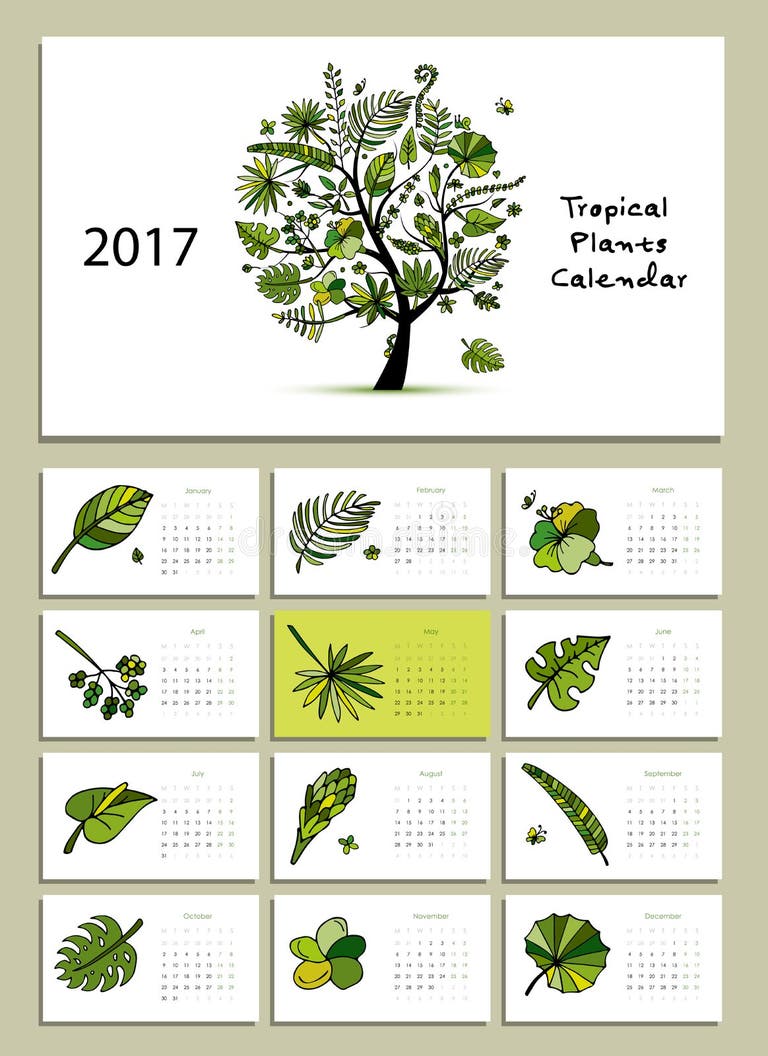 Tree Calendar Stock Illustrations – 40,963 Tree Calendar Stock ...