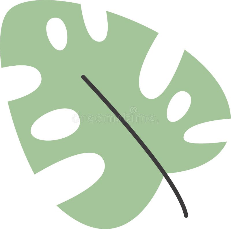 Tropical Tree Leaf stock vector. Illustration of wallpaper - 325575415