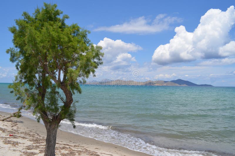 Tropical view in Greece stock image. Image of sand, beaches - 25202803
