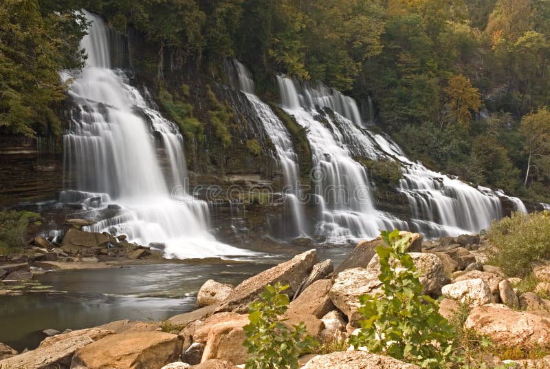 Sandstone Falls on the New River Stock Photo - Image of rural, plunging ...