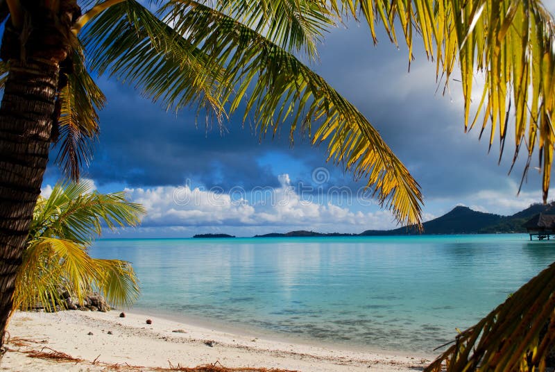 Tropisch strand stock afbeelding. Image of water, paradijs - 14063275