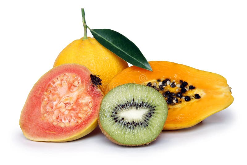 Guave, Tropische Frucht Psidium- Guayavaerzeugnis Heller Haufen Von ...