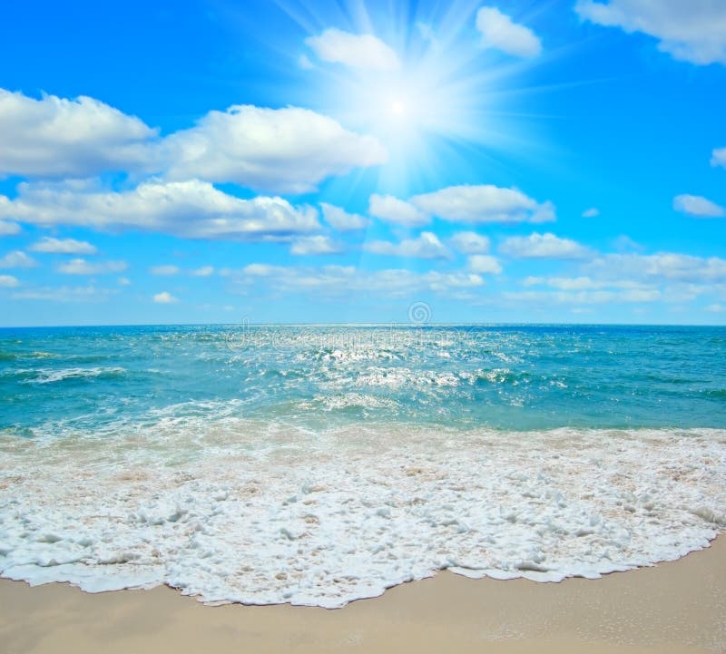 Meerblick stockbild. Bild von rand, meerblick, horizontal - 15138457