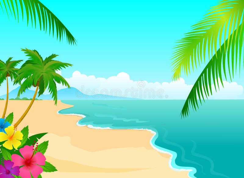 Strand Stock Illustrationen, Vektoren, & Kliparts - 999,059 Stock ...