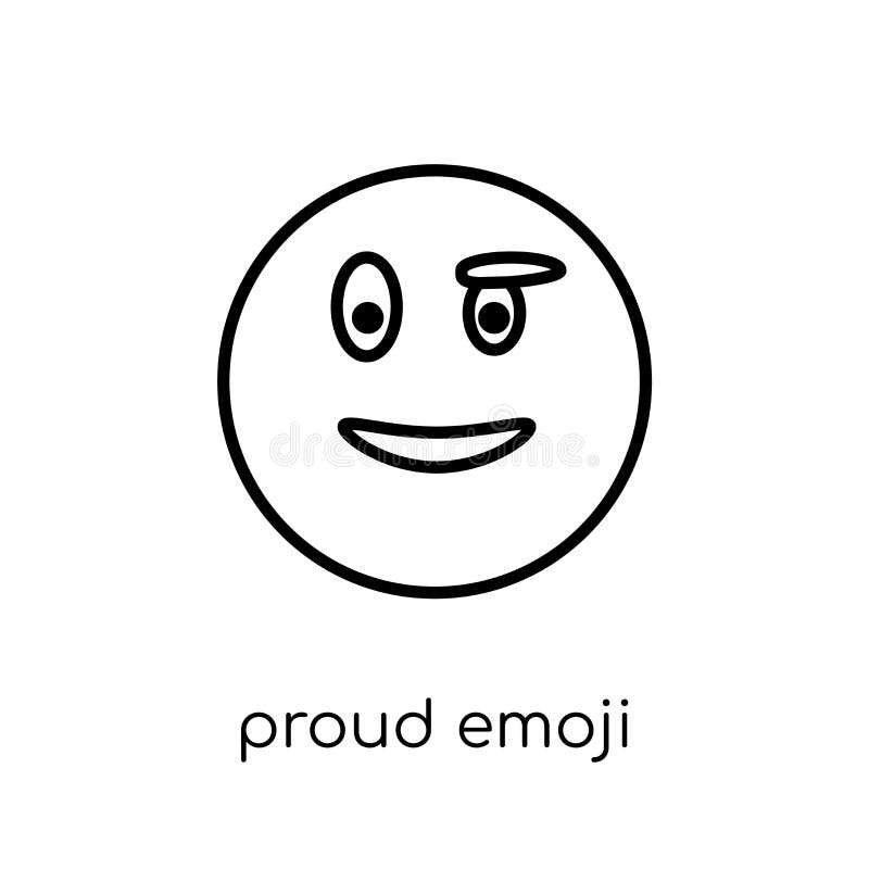 Schuw Emojipictogram Van Emoji-inzameling Vector Illustratie ...