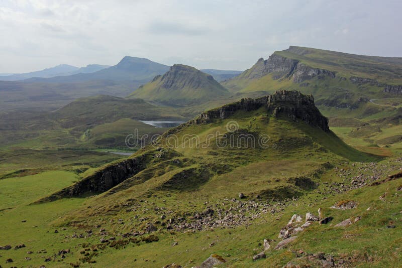 Trotternish Ridge, Isle of Skye, Scotland Stock Image - Image of crags ...