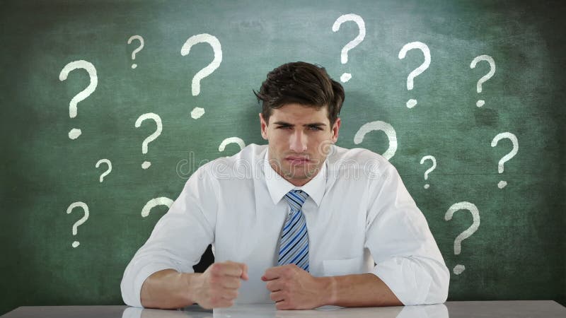 Troubled Businessman Getting Angry Stock Footage - Video of person ...