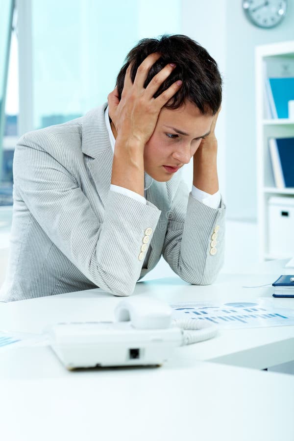 Troubled Business People Solving Problem Stock Photo - Image of problem ...
