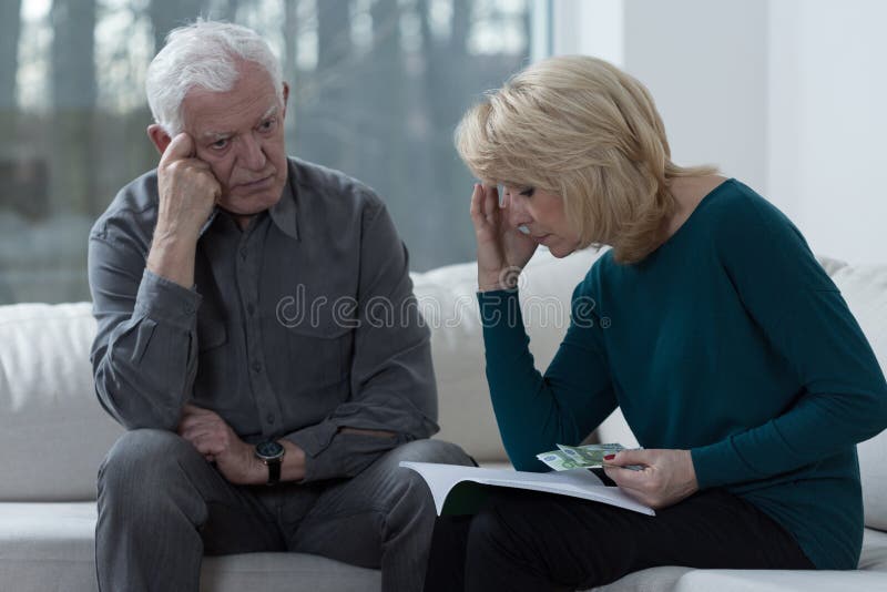 Troubled couple stock photo. Image of budget, crisis - 49608432