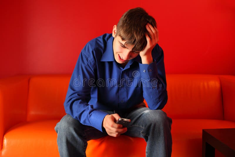 Troubled teenager stock image. Image of anxiety, sorrow - 12102457