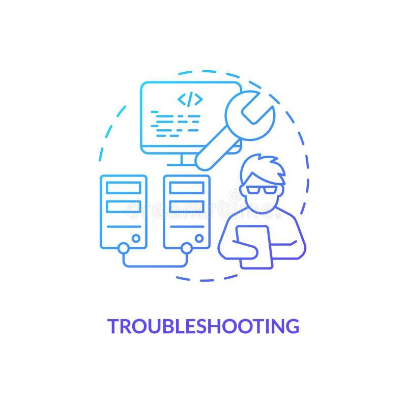 Troubleshooting Icon Stock Illustrations – 1,723 Troubleshooting Icon ...