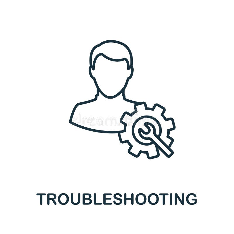 Troubleshooting Icon Set. Premium Symbol in Different Styles from ...