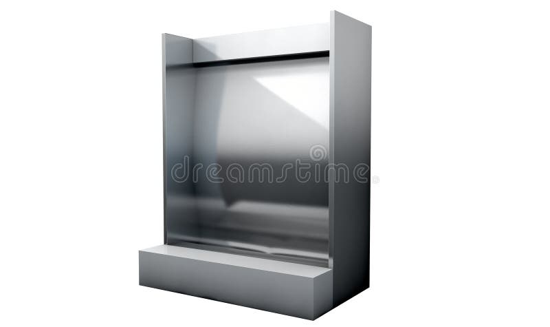 Urinal Trough or Gutter Pinkel Made of Ceramic Stock Photo - Image of ...