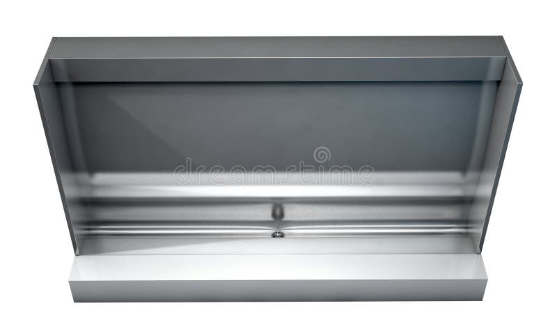 Urinal Trough or Gutter Pinkel Made of Ceramic Stock Image - Image of ...