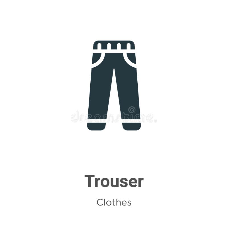 Trouser Icon in Filled, Thin Line, Outline and Stroke Style. Vector ...