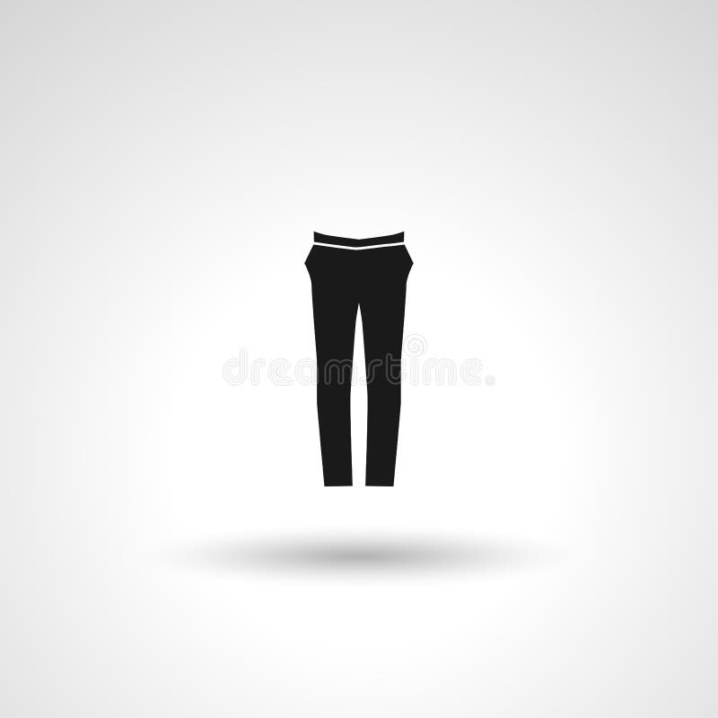 Trousers Sign. Trousers Isolated Simple Icon Stock Vector ...