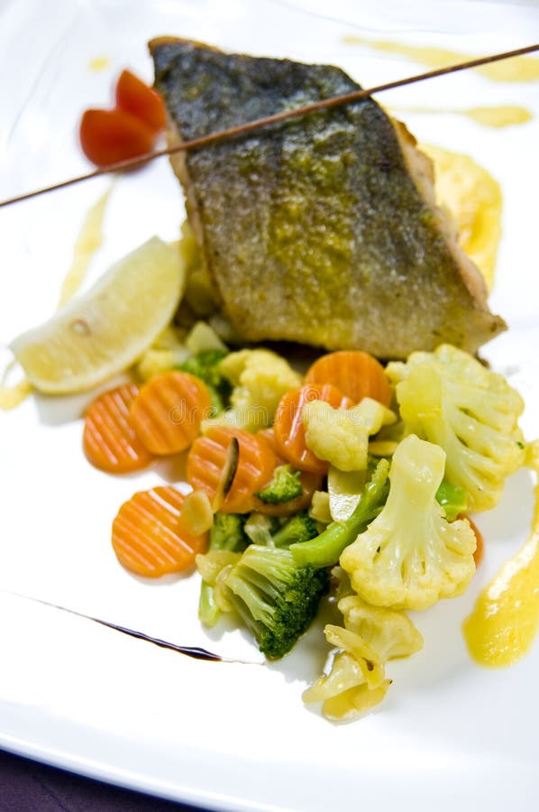 Trout dish stock photo. Image of elegant, elegantly, main - 11740658