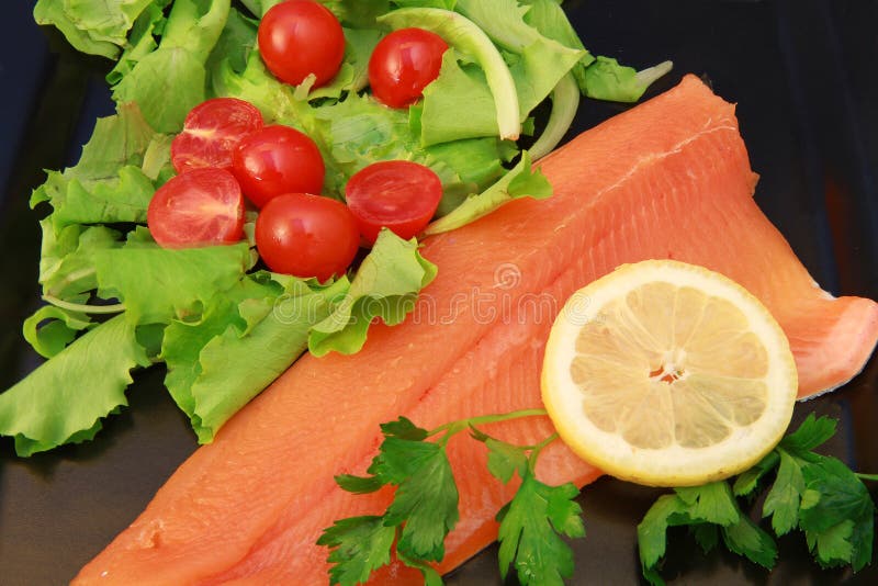 Trout fillet stock photo. Image of fish, isolated, natural - 14193660
