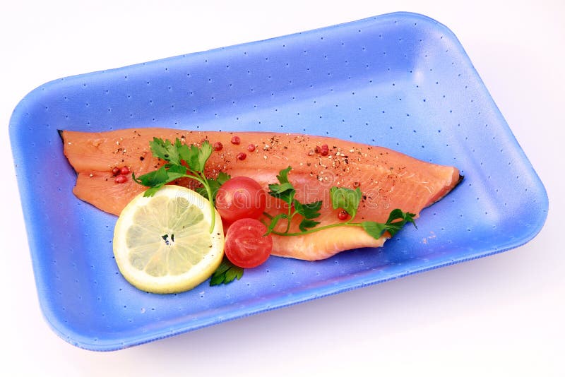 Trout fillet stock photo. Image of natural, healthy, lemon - 14193832