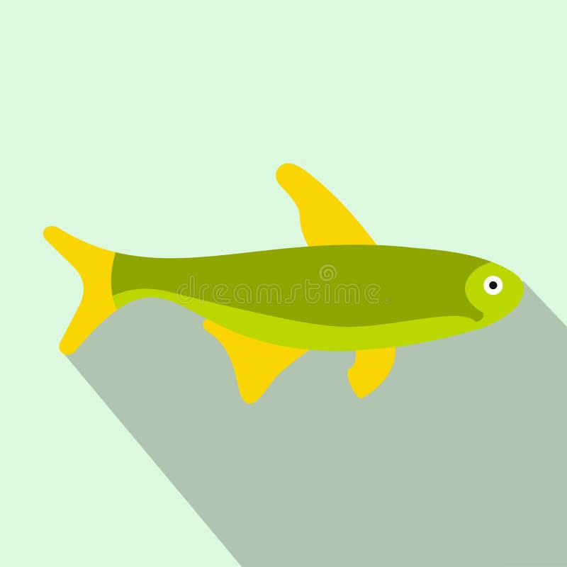 Trout Fish Icon, Flat Style Stock Vector - Illustration of site ...