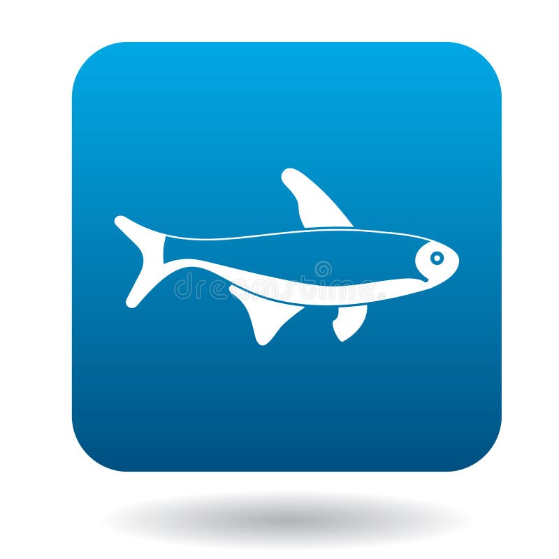 Trout Fish Icon, Simple Style Stock Vector - Illustration of swimming ...