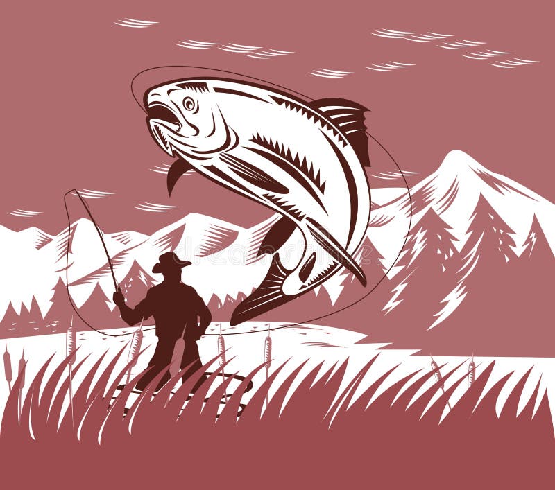 Fly Fishing Stock Illustrations – 7,910 Fly Fishing Stock Illustrations ...