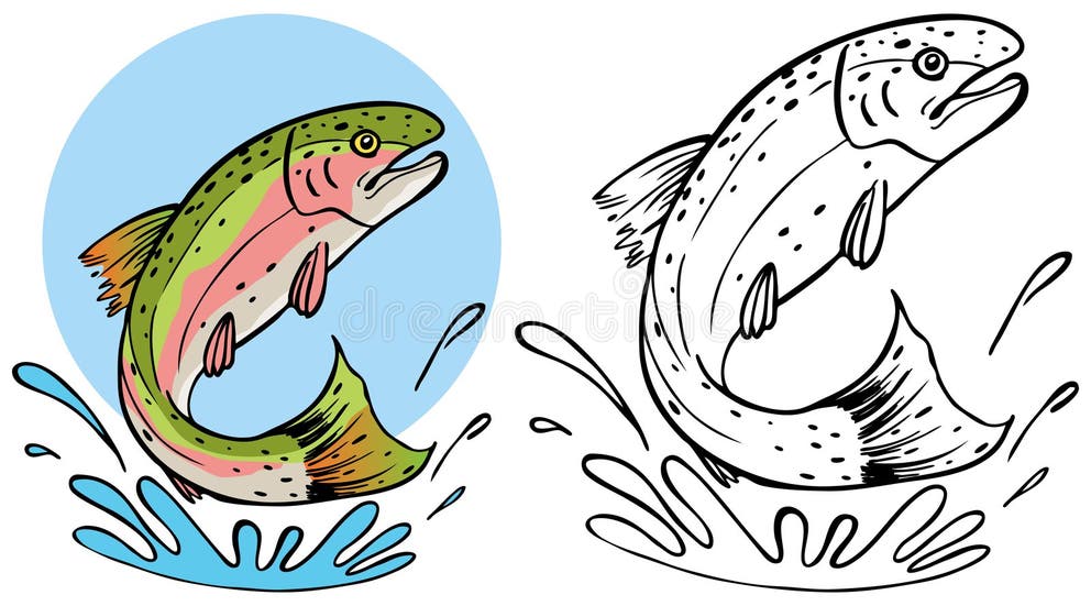 Trout Cartoon Stock Illustrations – 16,919 Trout Cartoon Stock ...