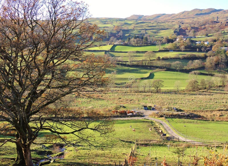 The Troutbeck Valley. stock image. Image of rural, peaceful - 46795449