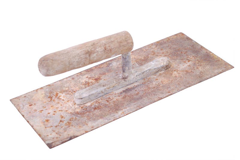Trowel stock photo. Image of plastering, instrument, silver - 8762154
