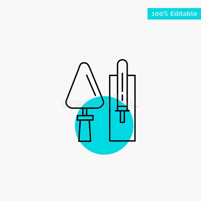 Trowel, Brickwork, Construction, Masonry, Tool Turquoise Highlight ...