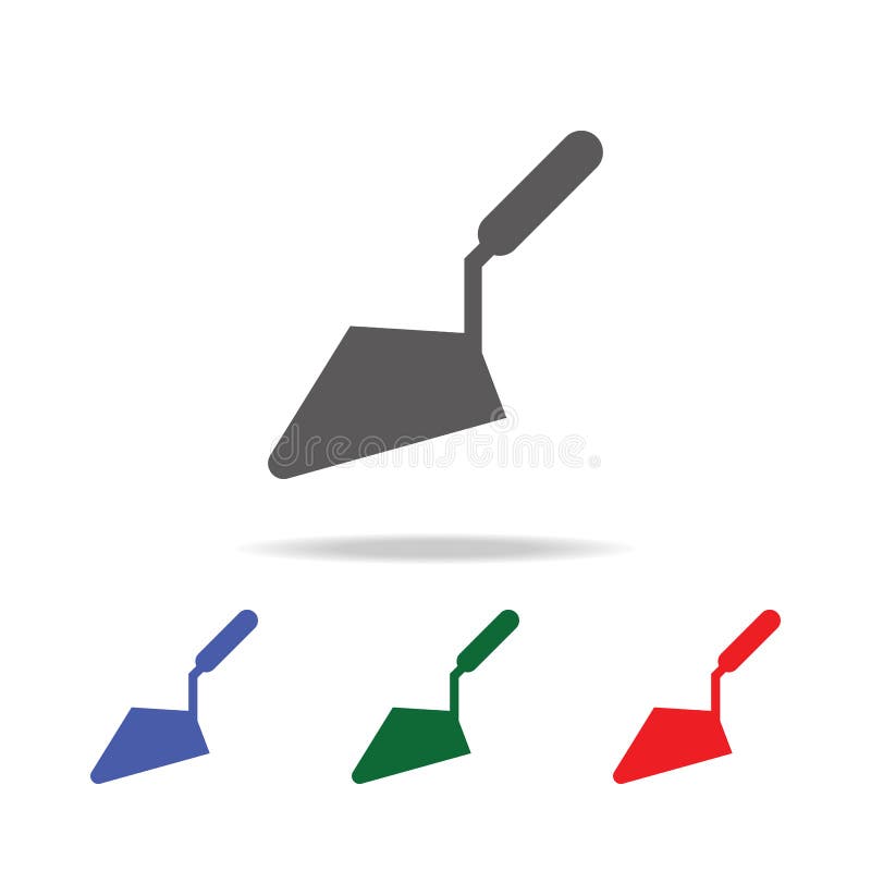 Trowel Icon. Elements of Construction Tools Multi Colored Icons ...