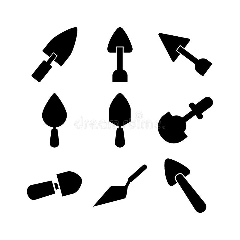 Trowel Icon or Logo Isolated Sign Symbol Vector Illustration Stock ... Trowel Icon or Logo Isolated Sign Symbol Vector Illustration Stock ...