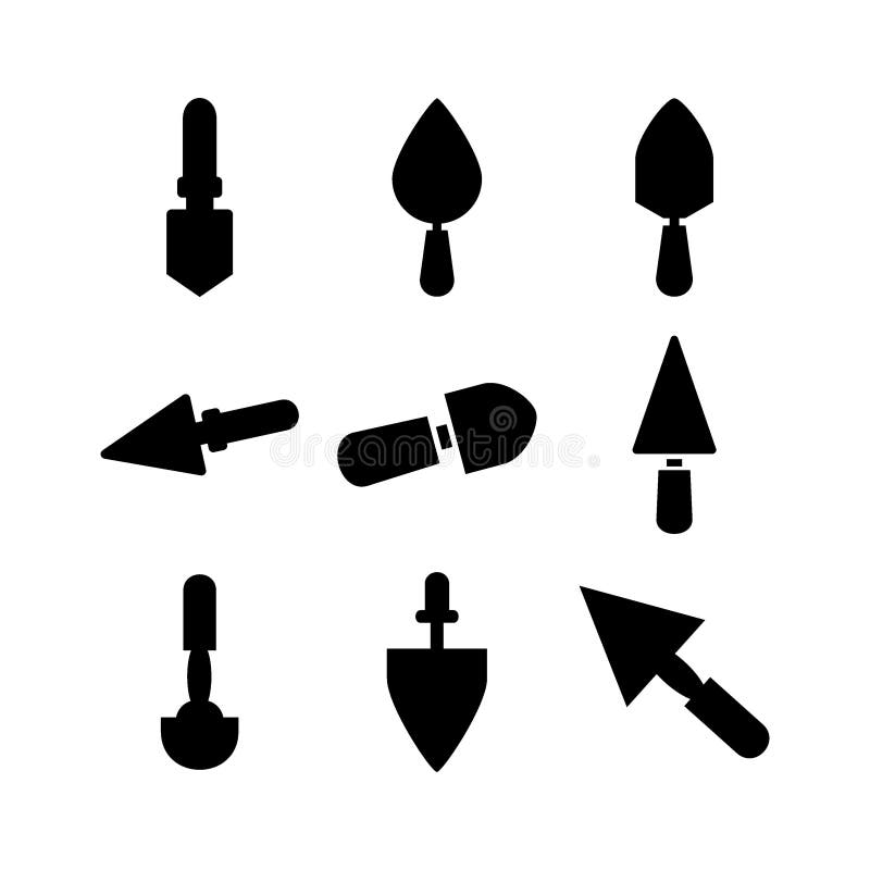 Trowel Icon or Logo Isolated Sign Symbol Vector Illustration Stock ... Trowel Icon or Logo Isolated Sign Symbol Vector Illustration Stock ...