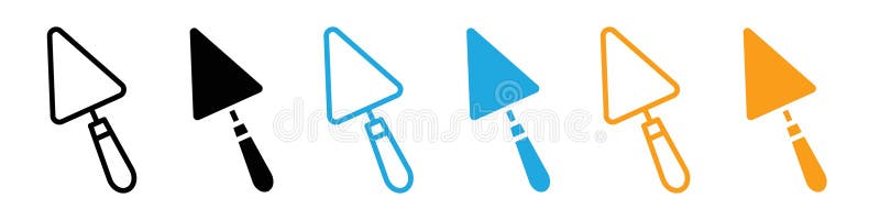 Trowel Icon Representing Construction Tools, Suitable for Building ...