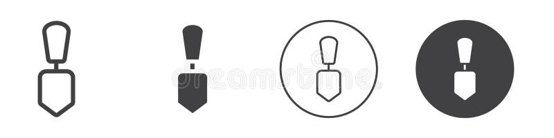 Trowel Icon Simple Outline Vector Logo Stock Illustration ...