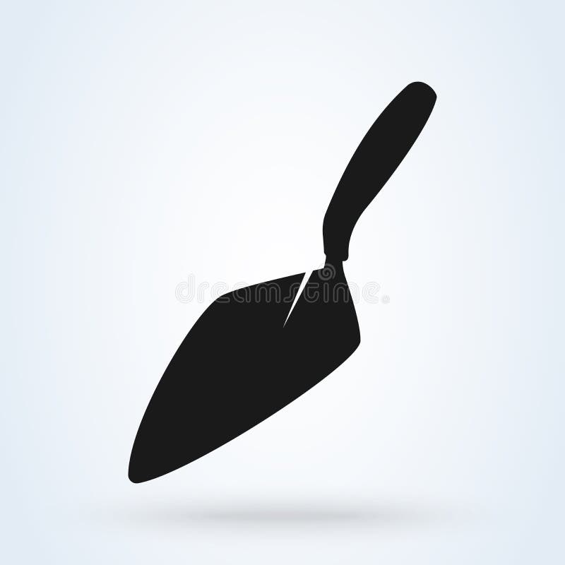 Trowel Icon. Vector Concept Illustration for Design Stock Vector ...