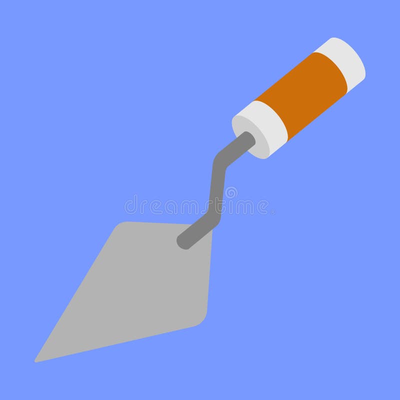 Trowel Icon Vector. Construction Trowel Tool Illustration Icon Stock ...