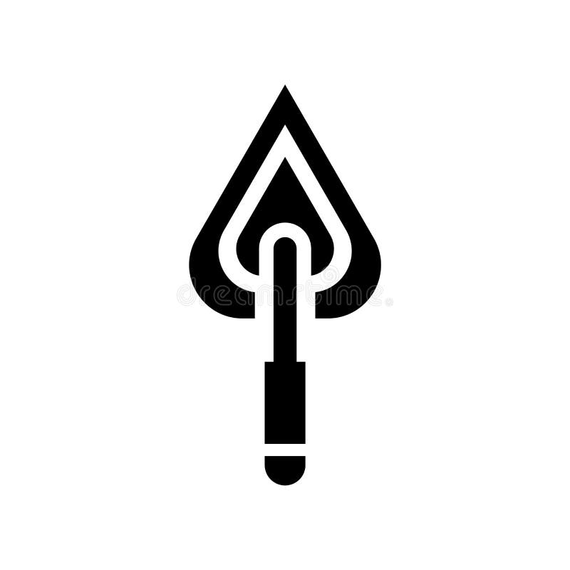 Trowel Icon Vector Isolated on White Background, Trowel Sign ... Trowel Icon Vector Isolated on White Background, Trowel Sign ...