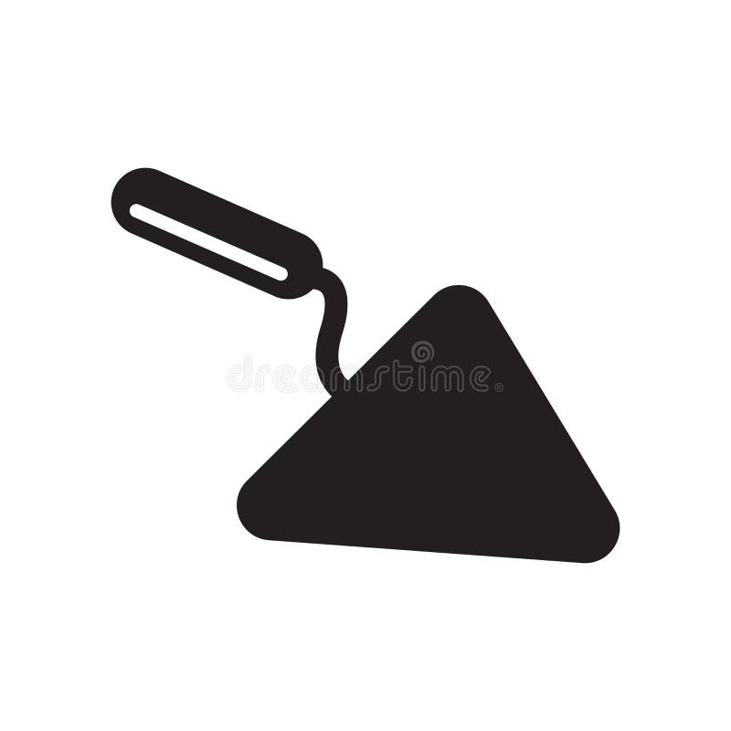 Trowel Icon Vector Sign and Symbol Isolated on White Background, Trowel ... Trowel Icon Vector Sign and Symbol Isolated on White Background, Trowel ...