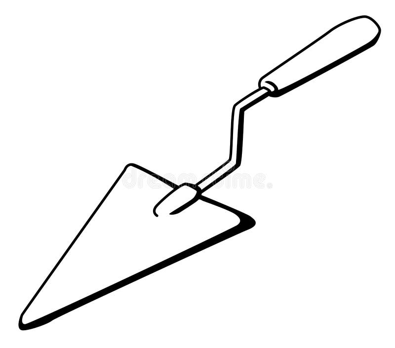 Trowel Drawing Stock Illustrations – 4,869 Trowel Drawing Stock ...