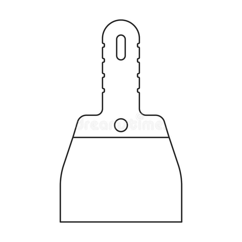 Masonry Plastering Trowel Vector Illustration Stock Illustrations ...