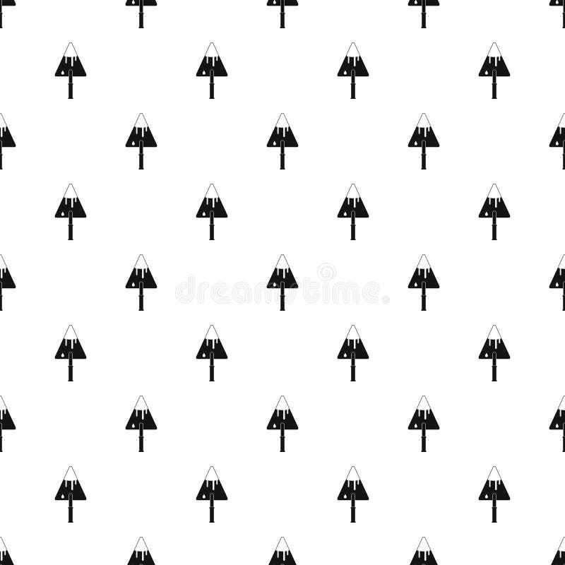 Trowel Pattern, Simple Style Stock Vector - Illustration of cement ...