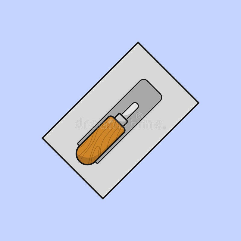 Trowel Tool Illustration Vector Construction Trowel Tool Icon Stock ...
