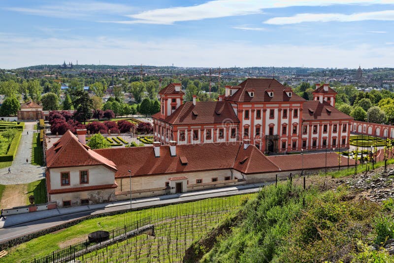 Troy Castle Trojsky Zamek, Prague Stock Image - Image of building ...