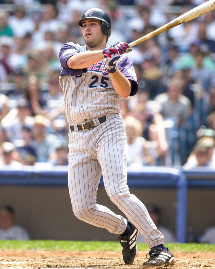 Troy Glaus, Anaheim-Engel redaktionelles stockfoto. Bild von gras ...