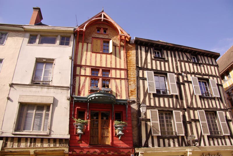 Troyes in France stock image. Image of france, buildings - 28571707